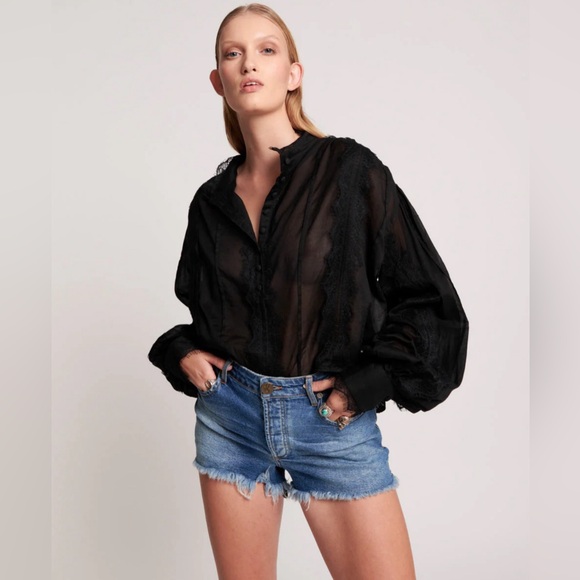 One Teaspoon | Shorts | One Teaspoon Soho Blue Bonita High Waist Denim ...